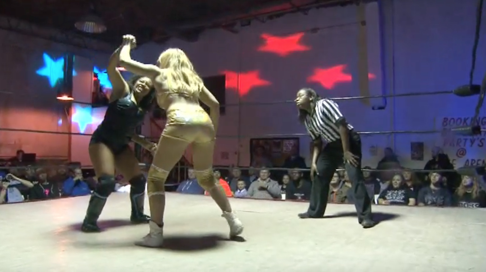 Leah Von Dutch Vs Mickie Knuckles Clickwrestle